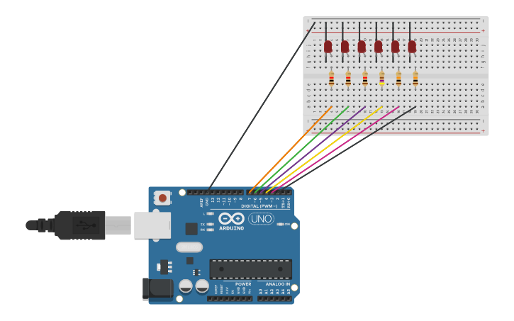 Circuit design Copy of Arduino simulator AND - Tinkercad