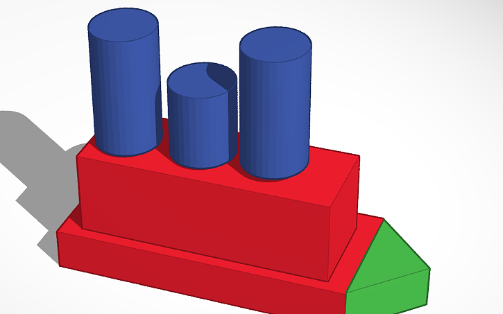3D design DIgital media boat | Tinkercad