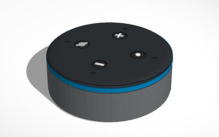 3D design Alexa Amazon - Tinkercad