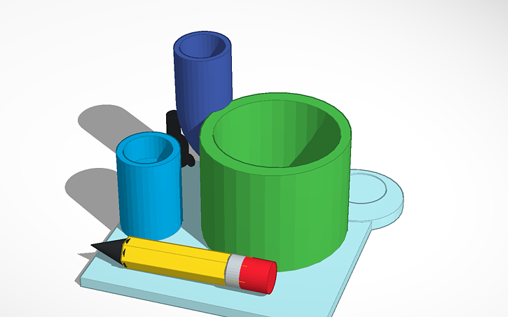 3d Design Art Holder Tinkercad