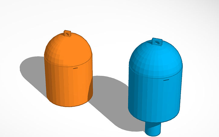 3D design Pill kendama - Tinkercad