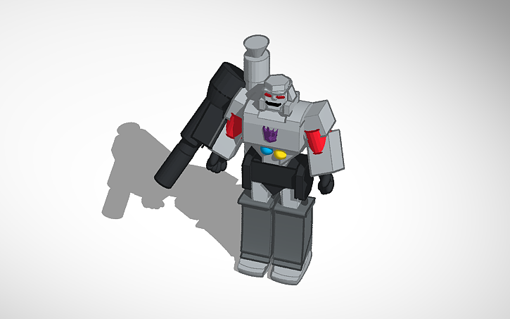 3D design megatron - Tinkercad