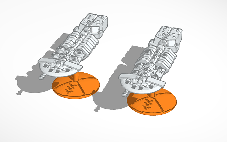 3D design Tau - Hero Class Starship - Tinkercad