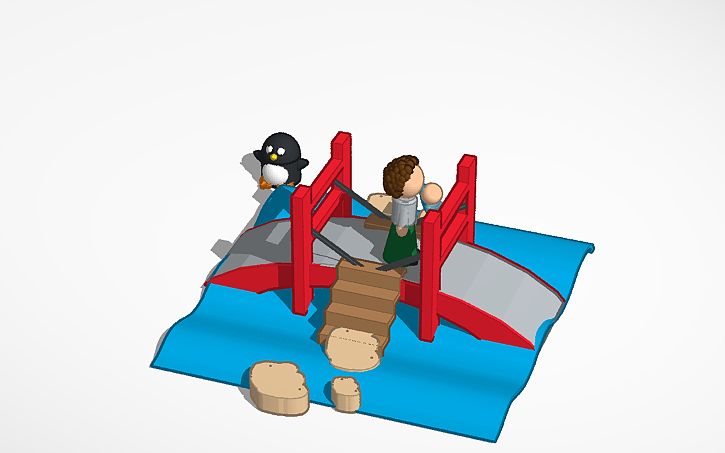 3D design Rushing River - Tinkercad