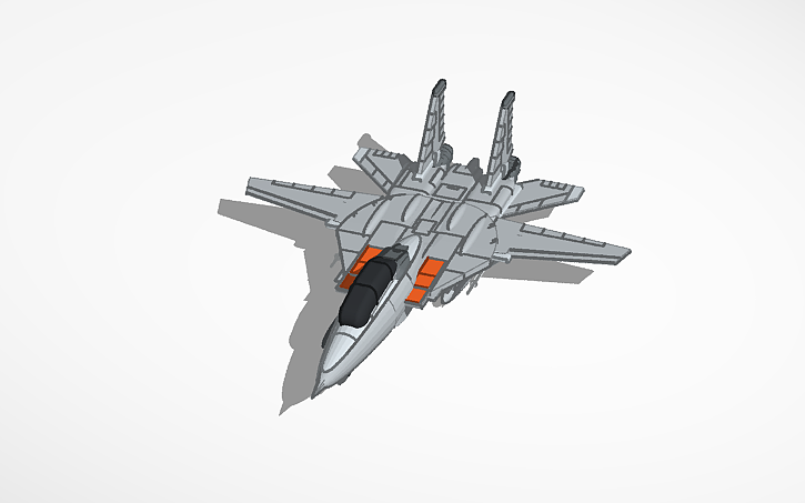 3D design jet jet jet - Tinkercad