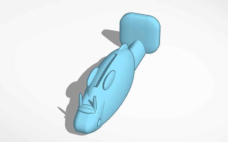 3D design Carp Swimbait - Tinkercad