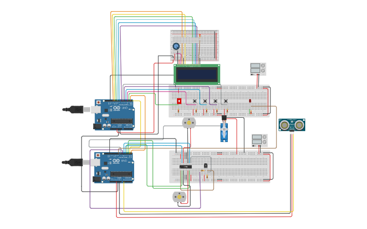 Circuit design Proyecto Final Carro | Tinkercad