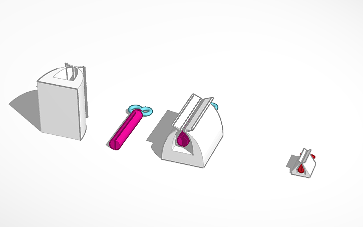 3D design L08 - Toothpaste Squeezer - Tinkercad