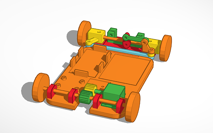 3D design RC_Car_Frame_Full_Open - Tinkercad