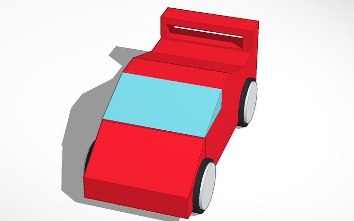 3D design Sports Car - Tinkercad