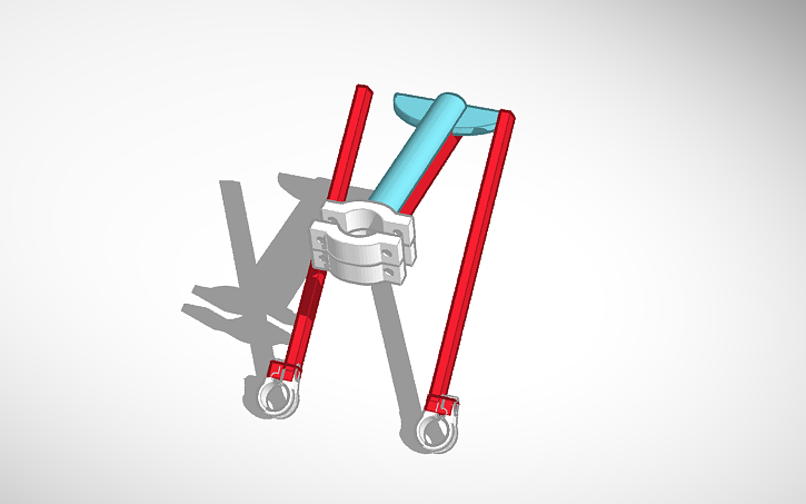 3D design Bicycle Rack Support - Tinkercad