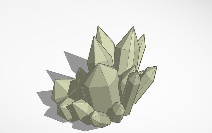 3D design Zen Crystals - Tinkercad