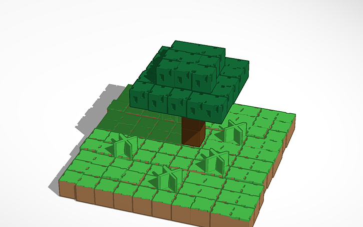 3D design Minecraft World :D - Tinkercad