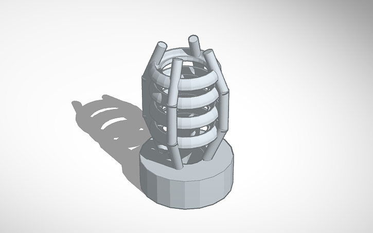 3D design lamp - Tinkercad