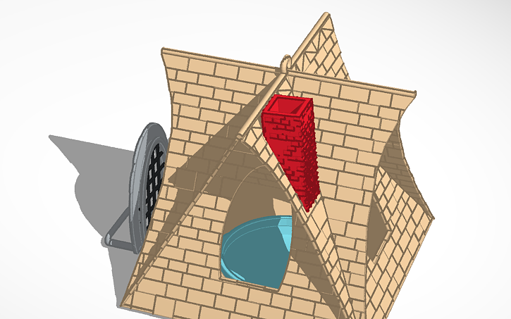 3D design Bird feeder 150mm - Tinkercad