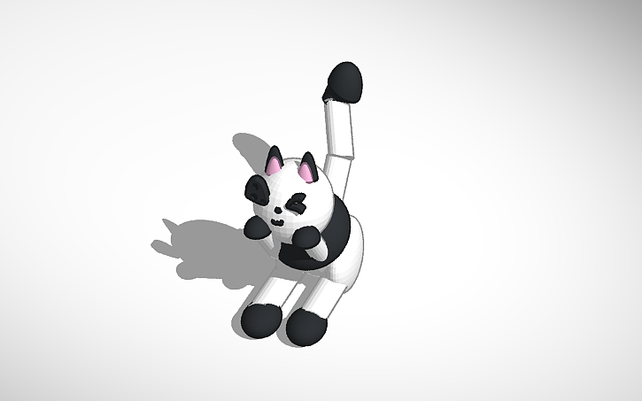 3D design a cute kitty | Tinkercad