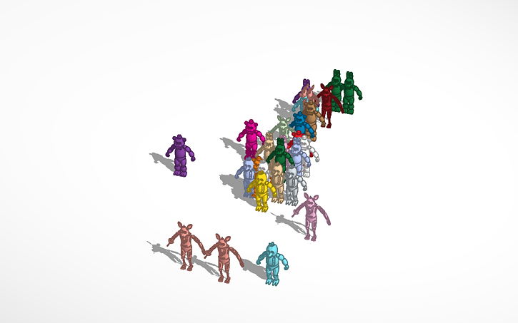 3d Design Copy Of Fnaf Tinkercad