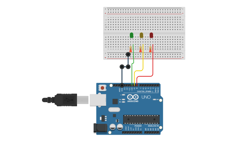 Circuit design Projeto Arduíno - Paulo André Lima dos Santos - Tinkercad