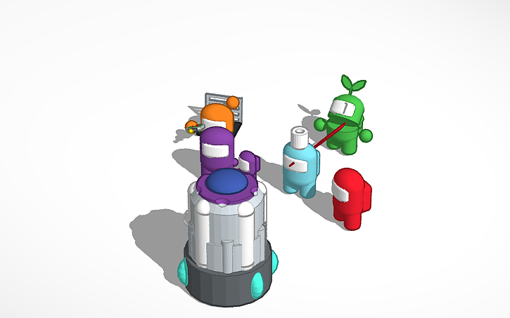 3D design Among us the reactor | Tinkercad