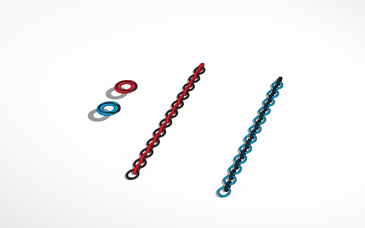 3D design Sword chains - Tinkercad