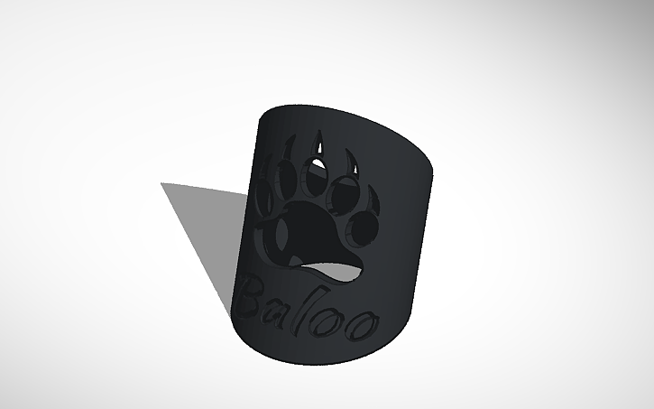 3D design Baloo Woggle GM33 - Tinkercad