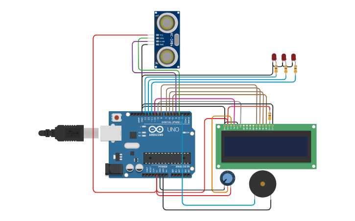 Circuit design Matheus Parreão de Lima - 21255 - Tinkercad