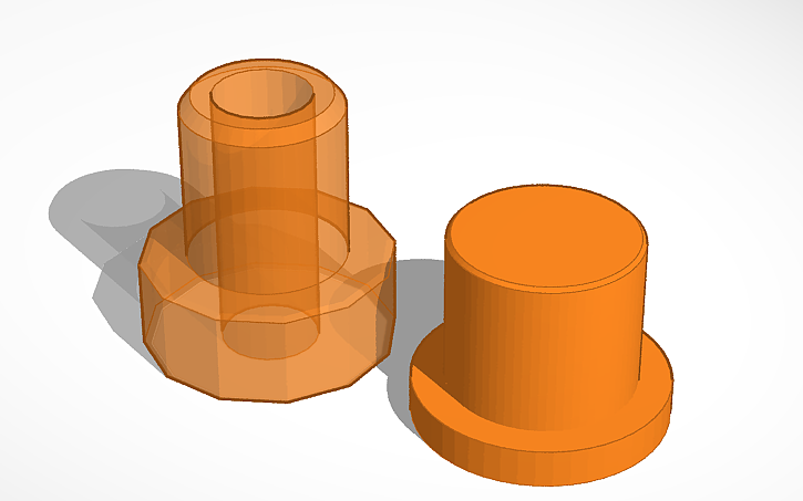 3D design stopper for bee tubes | Tinkercad