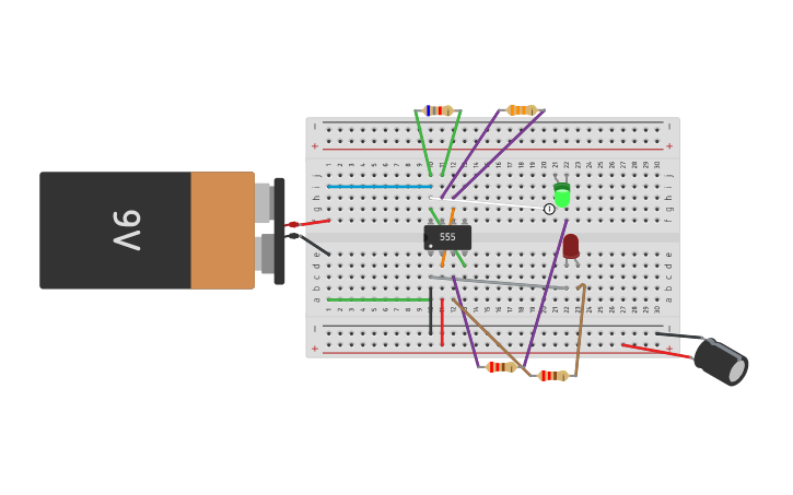 Circuit design rail road - Tinkercad
