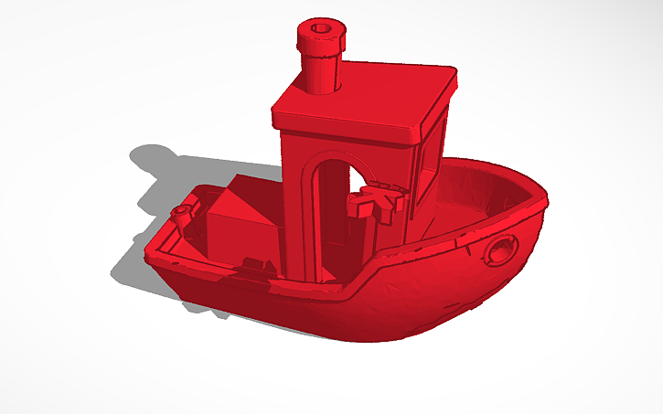 3D design benchy - Tinkercad