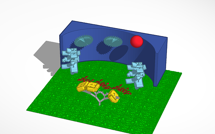 3D design fantastic world - Tinkercad