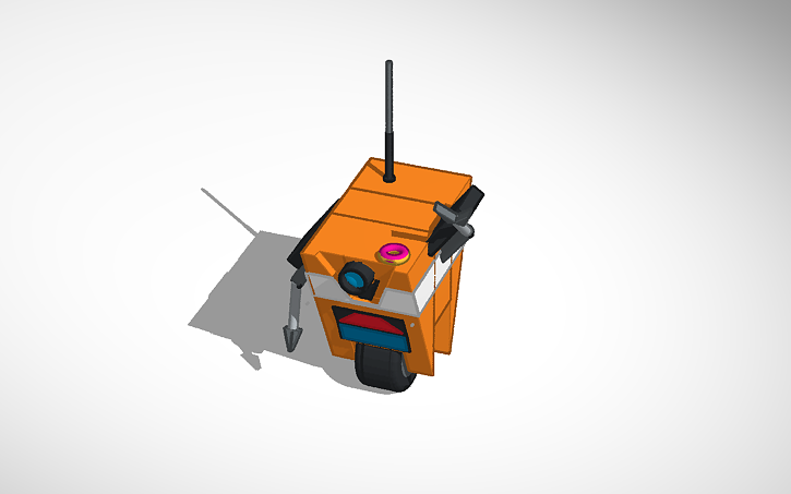 3D design Claptrap - Tinkercad