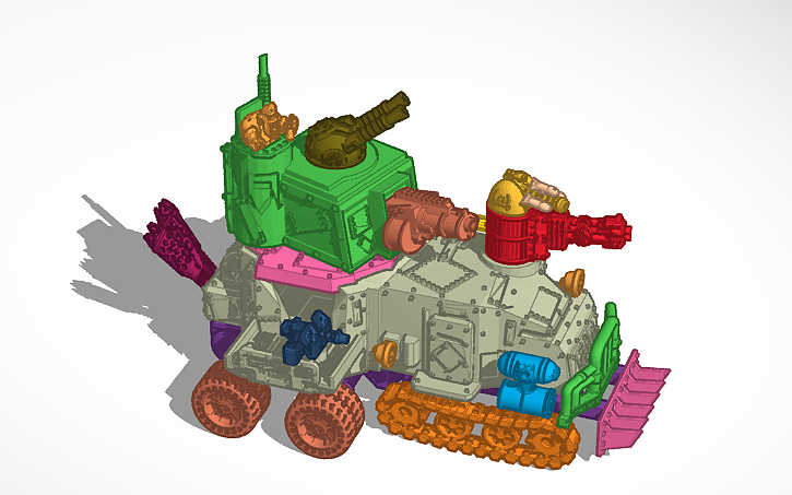 3D design Ork Warwagon Assembly | Tinkercad