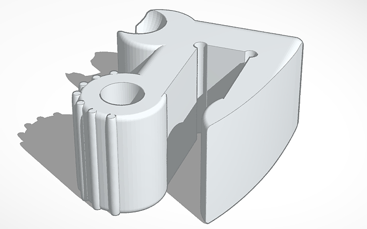3D design 3D Fuel 1.75mm Filament Spool Clip - Tinkercad