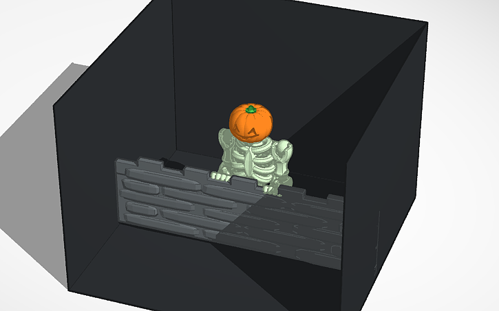 3D design Tinktober Day 24- Spooky - Tinkercad