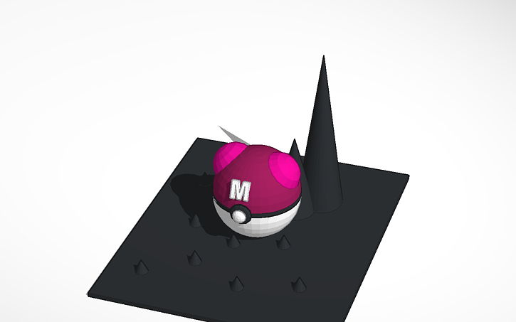 3D design Master ball - Tinkercad