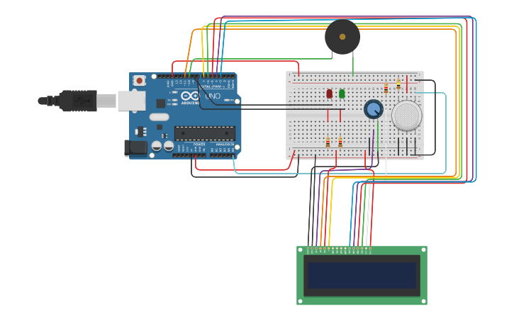 Circuit design sensor - Tinkercad