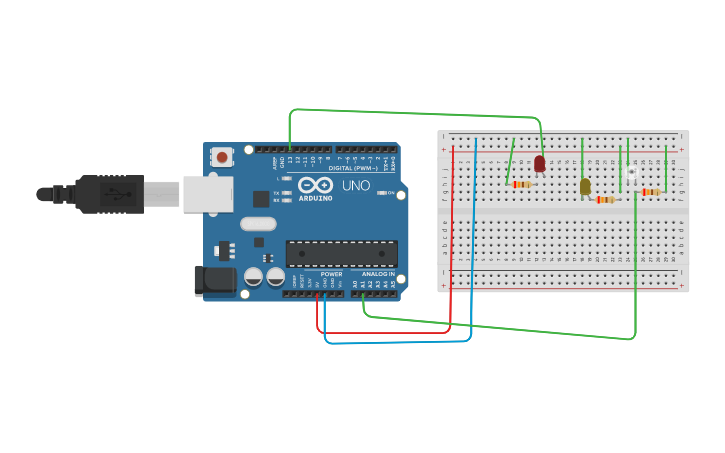 Circuit Design Sensor De Humedad Tinkercad