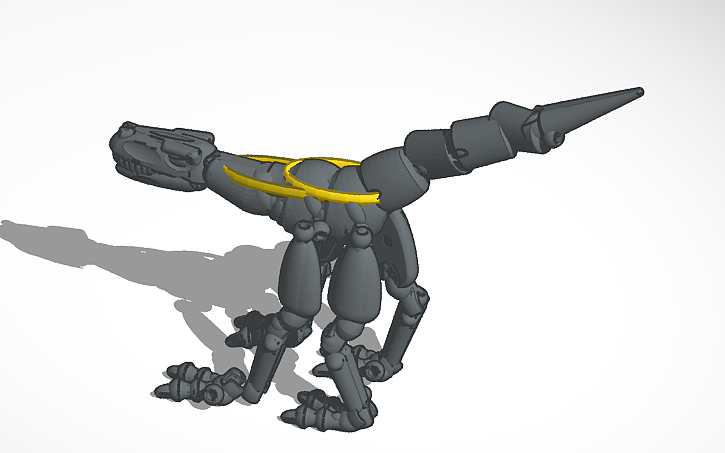 3D design Indoraptor - Tinkercad