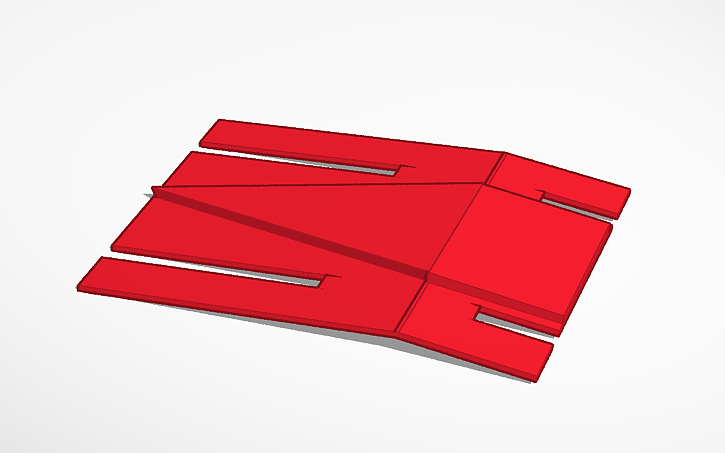 3D design Lego Train Rerailer - Tinkercad