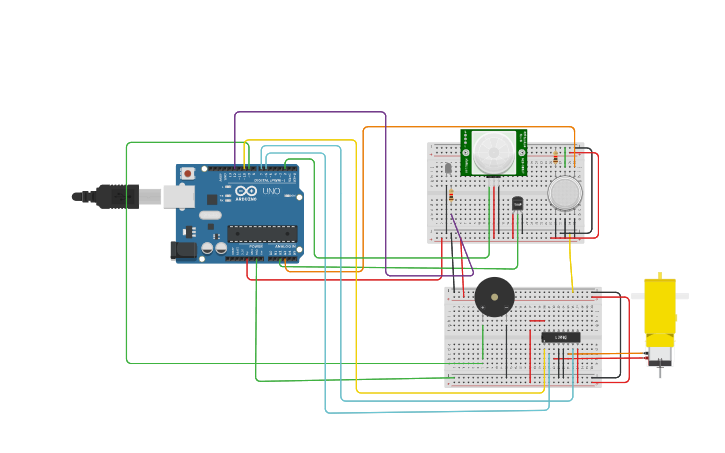 Circuit design Embedded system project - Tinkercad Circuit design Embedded system project - Tinkercad