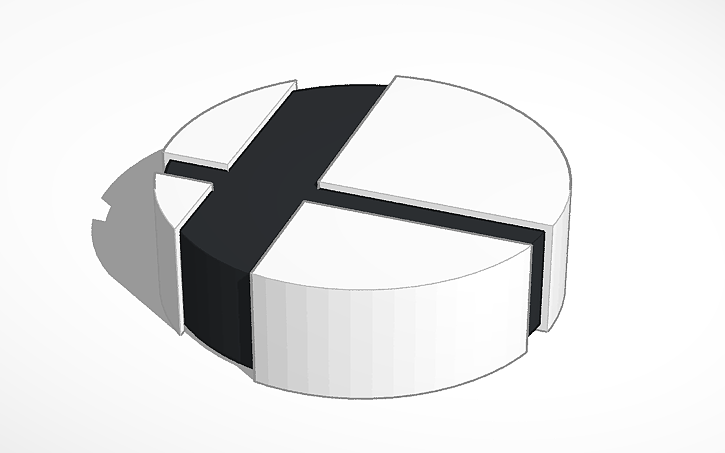 3D design Smash Bros Smash Ball - Tinkercad