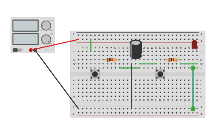 Circuit design actividad 5 | Tinkercad