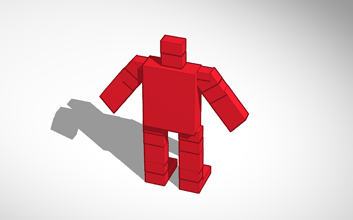 3D design Flexi-man (print in place) | Tinkercad