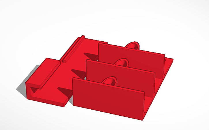 3D design Eye glasses holder - Tinkercad