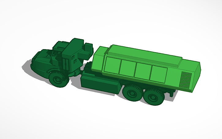 3D design Archer Long Range Missile system - Tinkercad