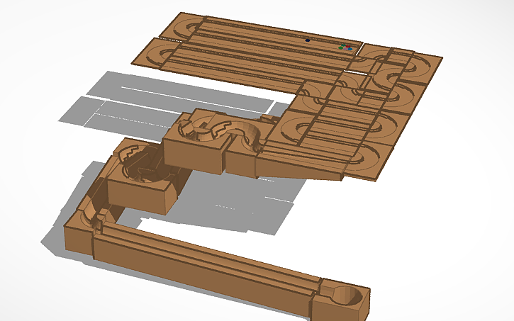 3D design marble run - Tinkercad