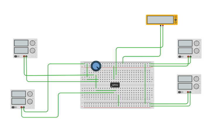 Circuit design Exp6 Comparator | Tinkercad