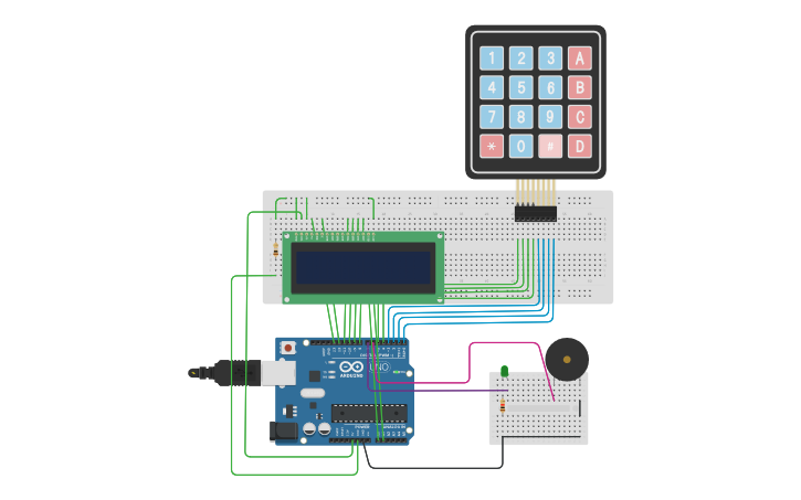 Circuit design keypad | Tinkercad