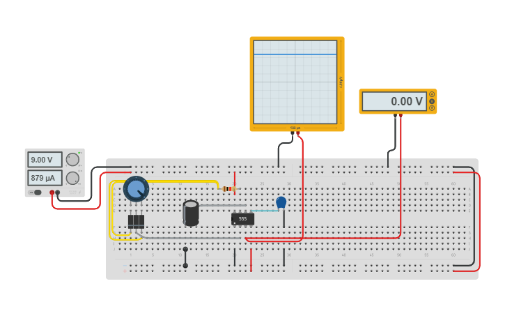 Circuit design señal PWM - Tinkercad