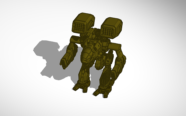 3D design Timber Wolf Battletech | Tinkercad